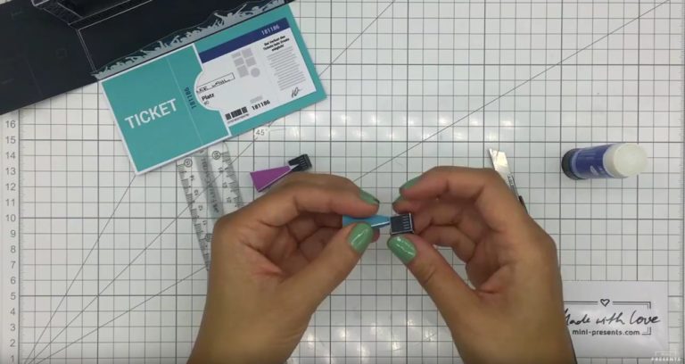 DIY Gutschein für Konzertkarten basteln - mini-presents Blog