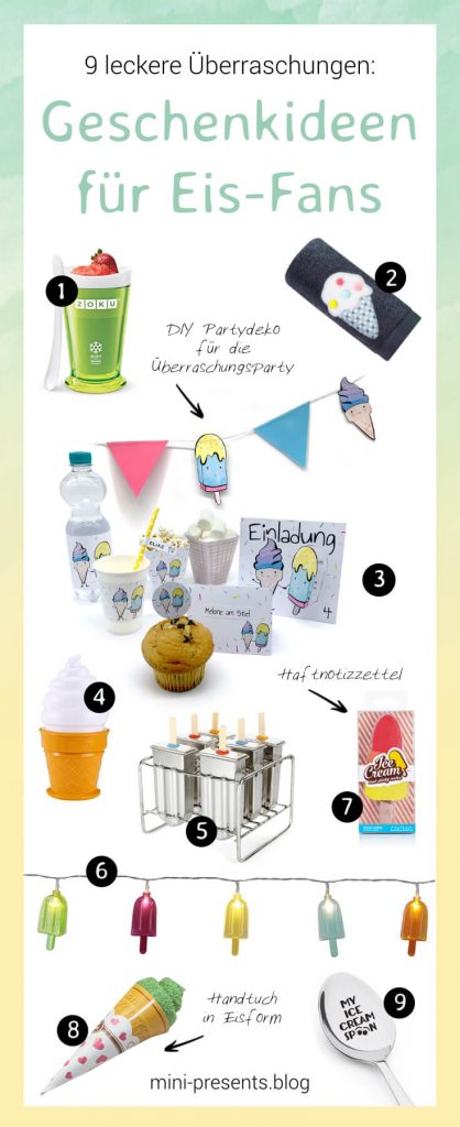 9 leckere Geschenkideen für Eis Fans - mini-presents Blog