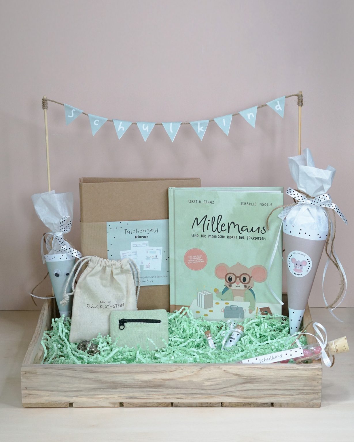 Nachhaltige und sinnvolle Geschenkideen zur Einschulung inkl. Schultüten-Vorlage | mini-presents ...